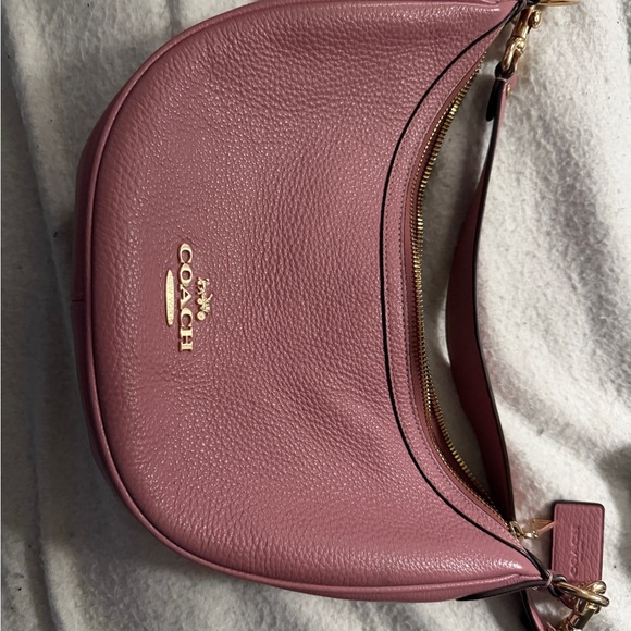 Coach | Bags | Coach Rose Leather Hobo Bag | Poshmark